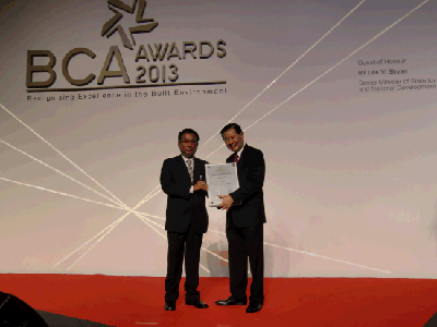BCA Green and Gracious Builder award